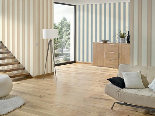 Carta da parati a righe: le più originali per rinnovare la casa - Grazia