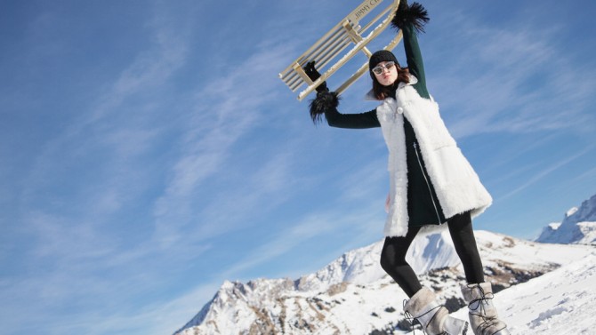 Sulle nevi della Svizzera con Jimmy Choo - Grazia.it