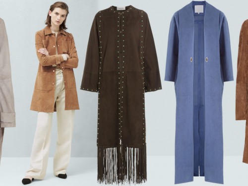 Lo spolverino in suede must have di stagione - Grazia.it