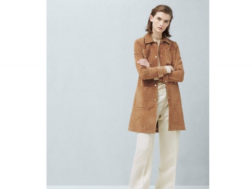 Lo spolverino in suede must have di stagione - Grazia.it