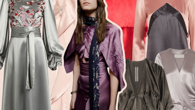 Abiti in seta: all’Autunno-Inverno 2016 piace il satin - Grazia.it