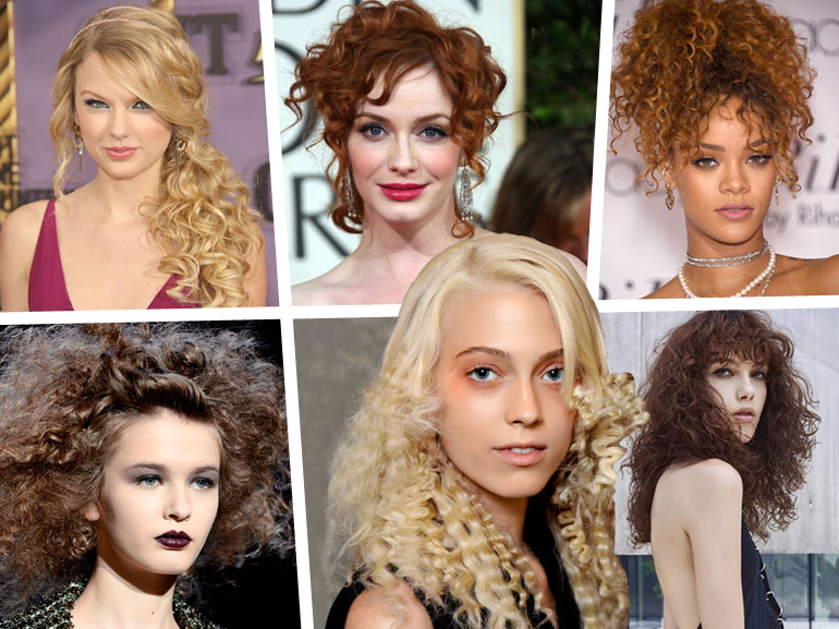 Acconciature capelli ricci: dai semi raccolti alle medie lunghezze ...