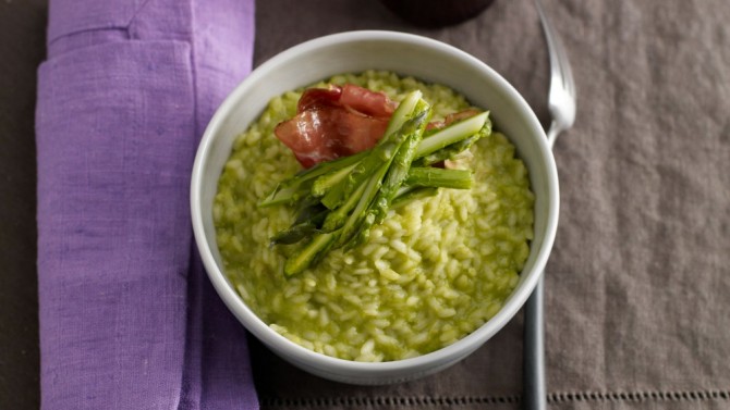Risotto agli asparagi selvatici - Grazia