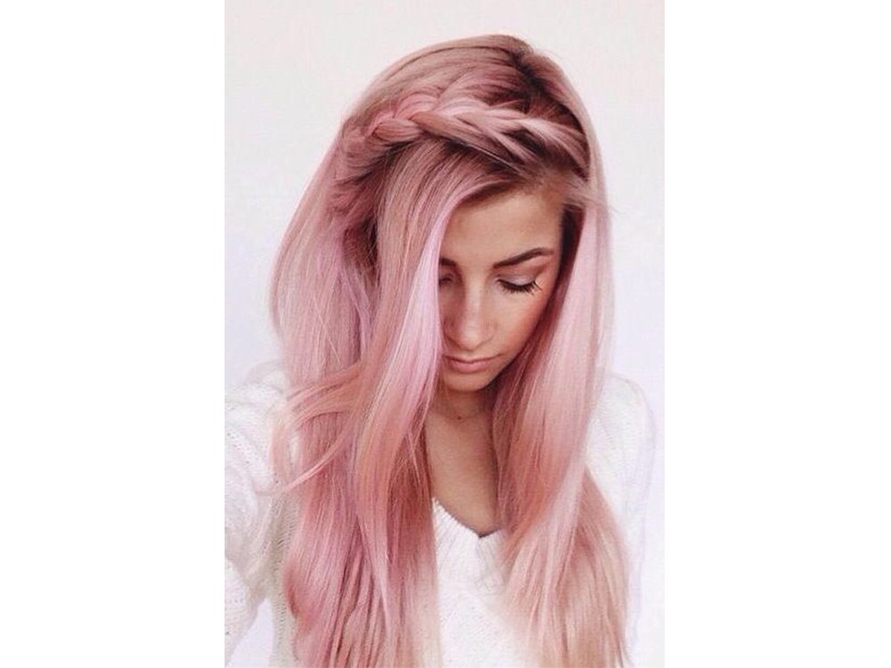 Capelli Rosa Pastello Tumblr