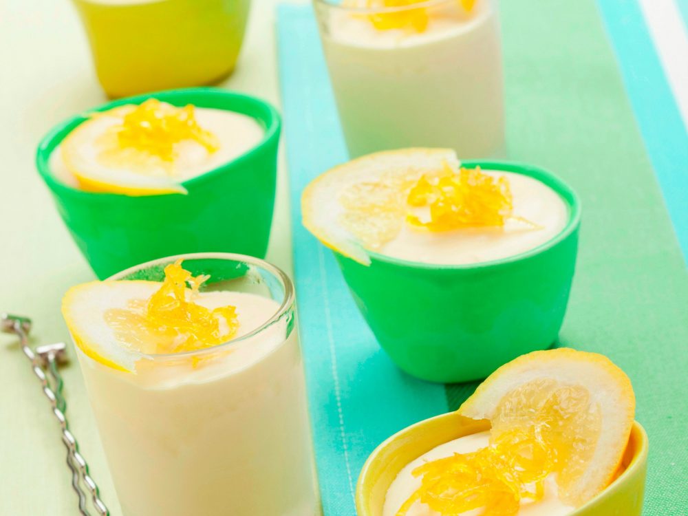 Semifreddo al limone profumato al limoncello
