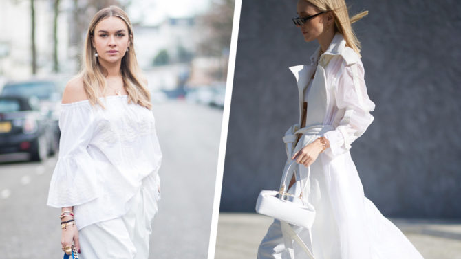 Dai vestiti agli accessori: il colore bianco è il re della Primavera Estate