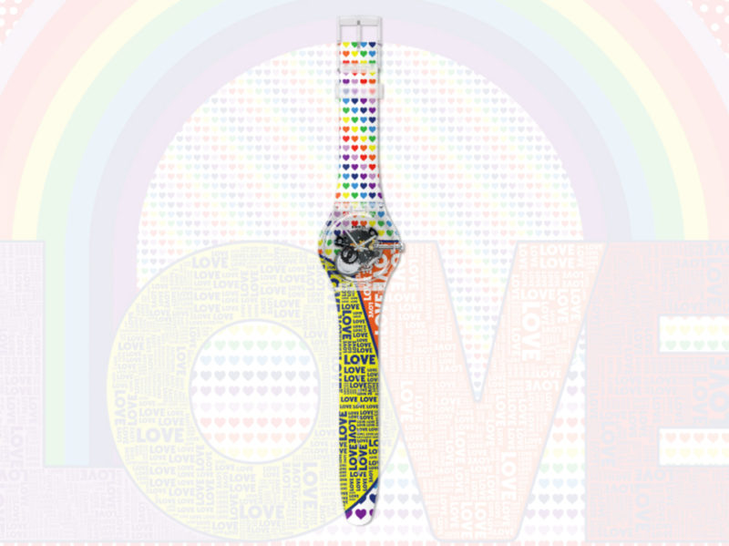 Swatch lancia l'orologio in occasione del mese del Pride