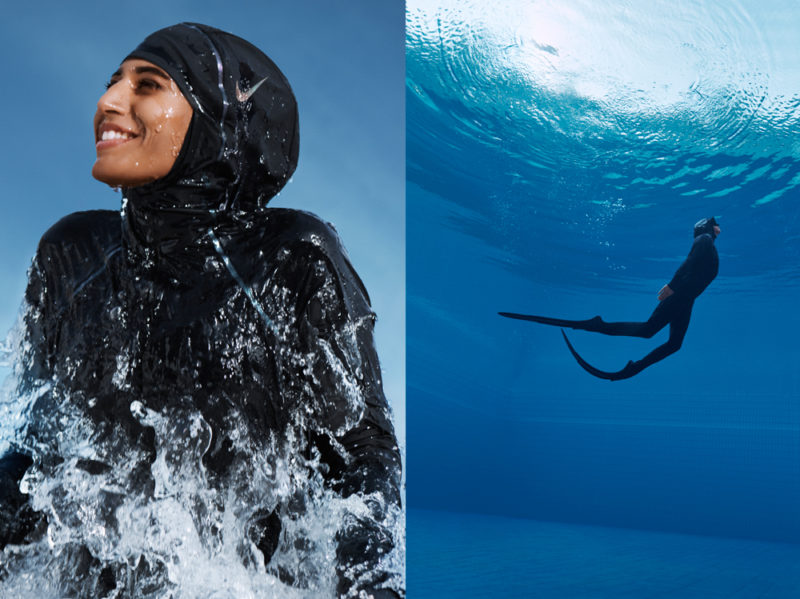 Nike presenta una collezione di costumi da bagno con Hijiab