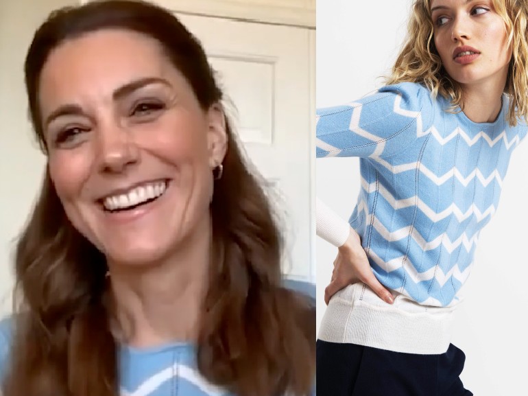Kate Middleton e i suoi outfit su Zoom (e i capi per copiarli)