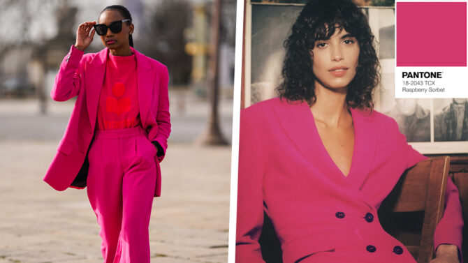 Il fucsia Raspberry Sorbet è uno dei colori Pantone della primavera 2021!