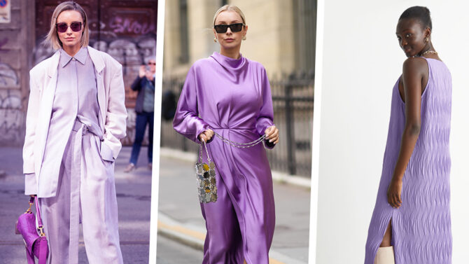 Il lilla sarà il colore tendenza dell'autunno inverno 2021