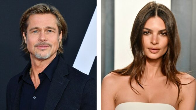 Brad Pitt e Emily Ratajkowski escono insieme - Grazia