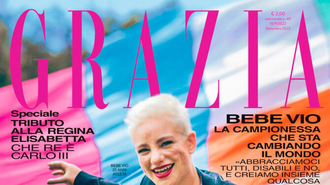 Grazia è in edicola con Bebe Vio - Grazia.it