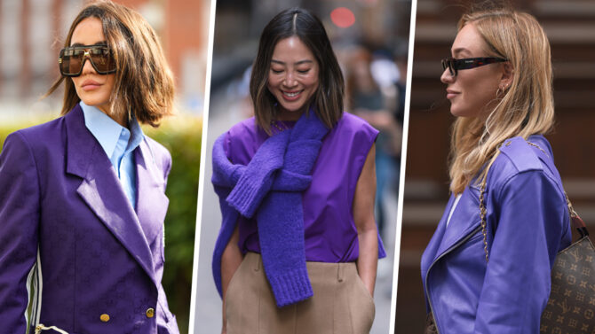 Colore viola: i capi d'abbigliamento, vestiti e accessori per l'autunno