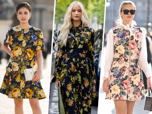 Stampa floreale: vestiti e accessori a fiori per l'autunno 2022