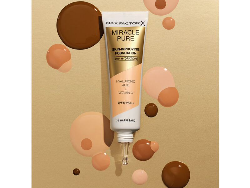 Max Factor Miracle Pure: fondotinta e correttore base viso luminosa ...