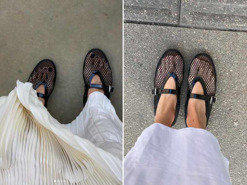 Ballerine mesh: 10 modelli che vedrete ovunque quest'estate