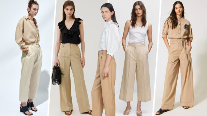 Pantaloni beige: i modelli versatili e chic da avere