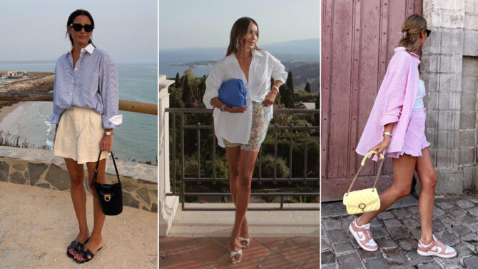 Camicia e shorts: è questa la combo più amata dell’estate
