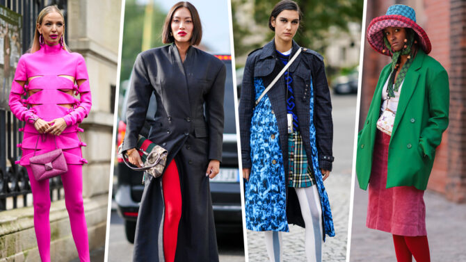 Collant colorati: a tinta unita o a fantasia sono il must del momento