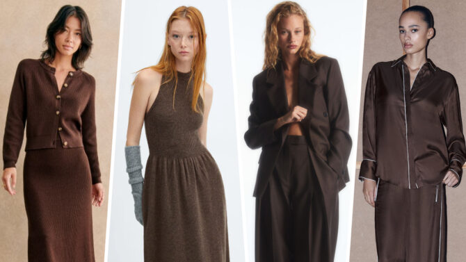 Il marrone è il colore must da tenere d'occhio quest'autunno!