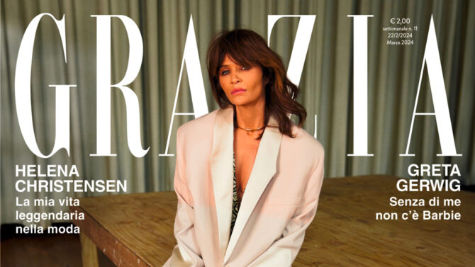 Grazia è in edicola con Helena Christensen - Grazia.it