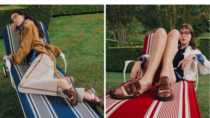 Church's x Miu Miu: la campagna primavera estate 2024