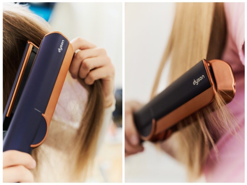 Piastra Dyson Airstrait™: lisciare capelli bagnati a asciutti con l ...