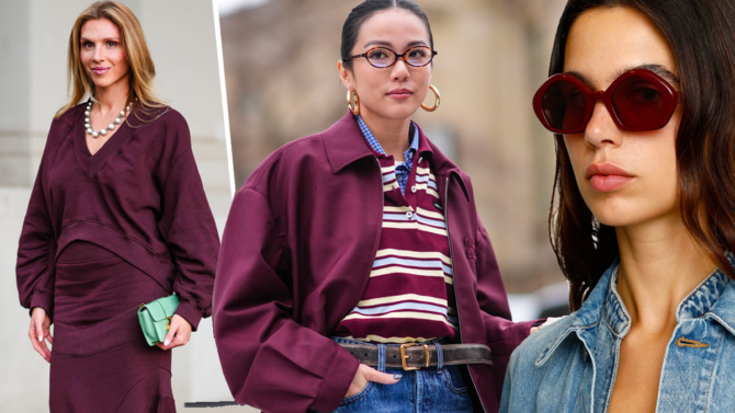 Bordeaux: i capi e gli accessori nel colore must della primavera