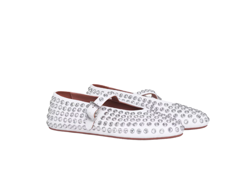 Scarpe con strass: dalle ballerine di Alaïa ai sandali, i must have