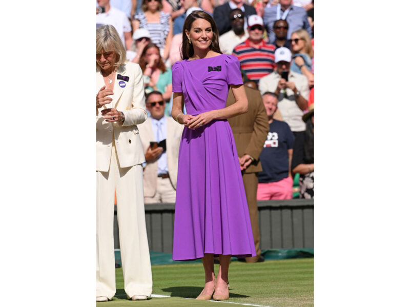 Abito viola: 7 vestiti chic (come Kate Middleton a Wimbledon)