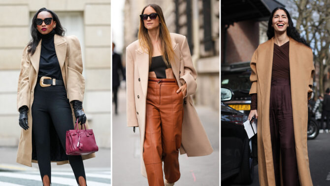 Come indossare il cappotto color cammello: 5 idee dallo street style