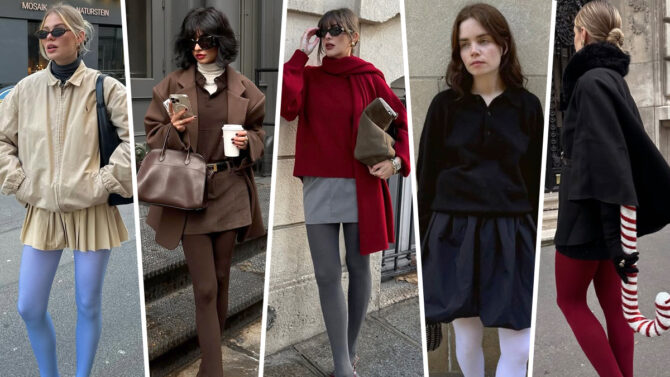 Come abbinare i collant colorati: 6 look cool visti su Instagram