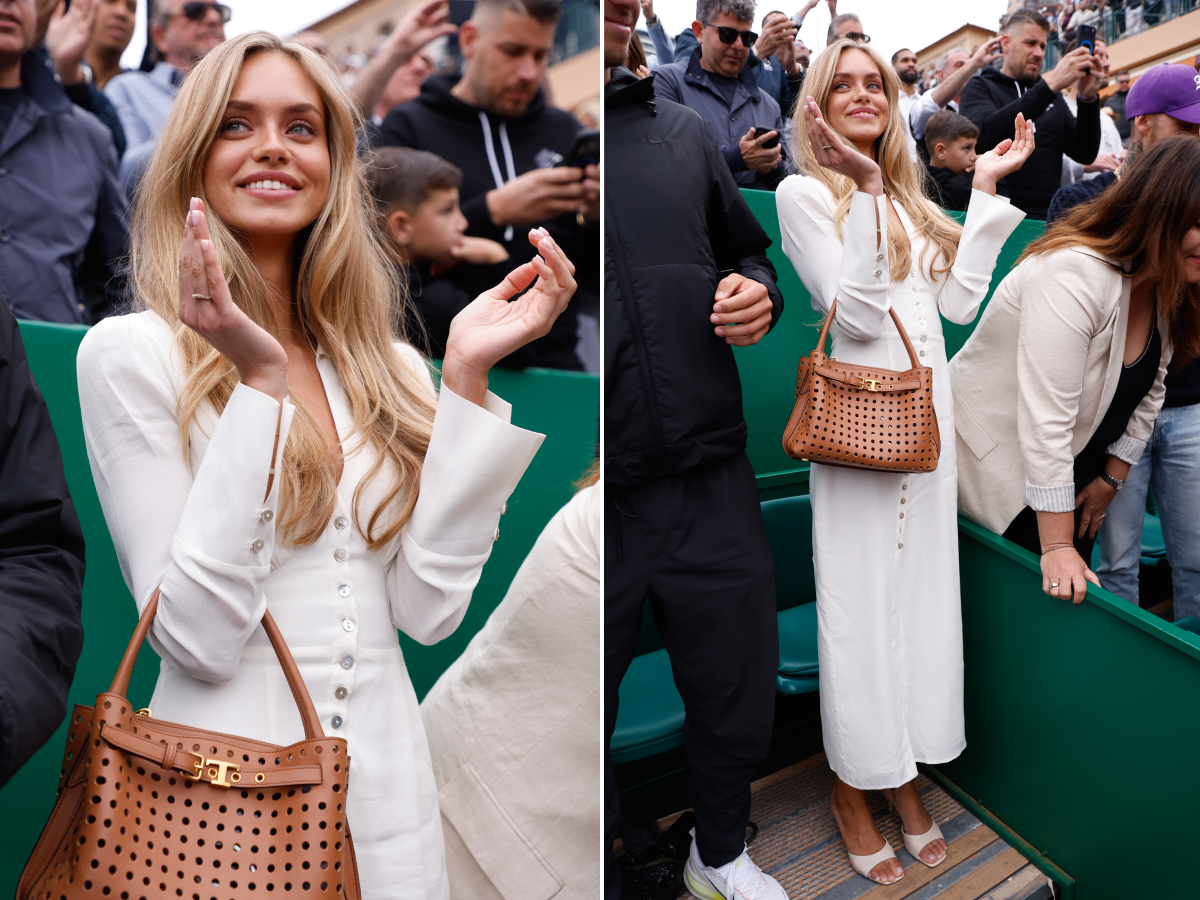 Laila Hasanovic e il look super chic della finale di Monte-Carlo