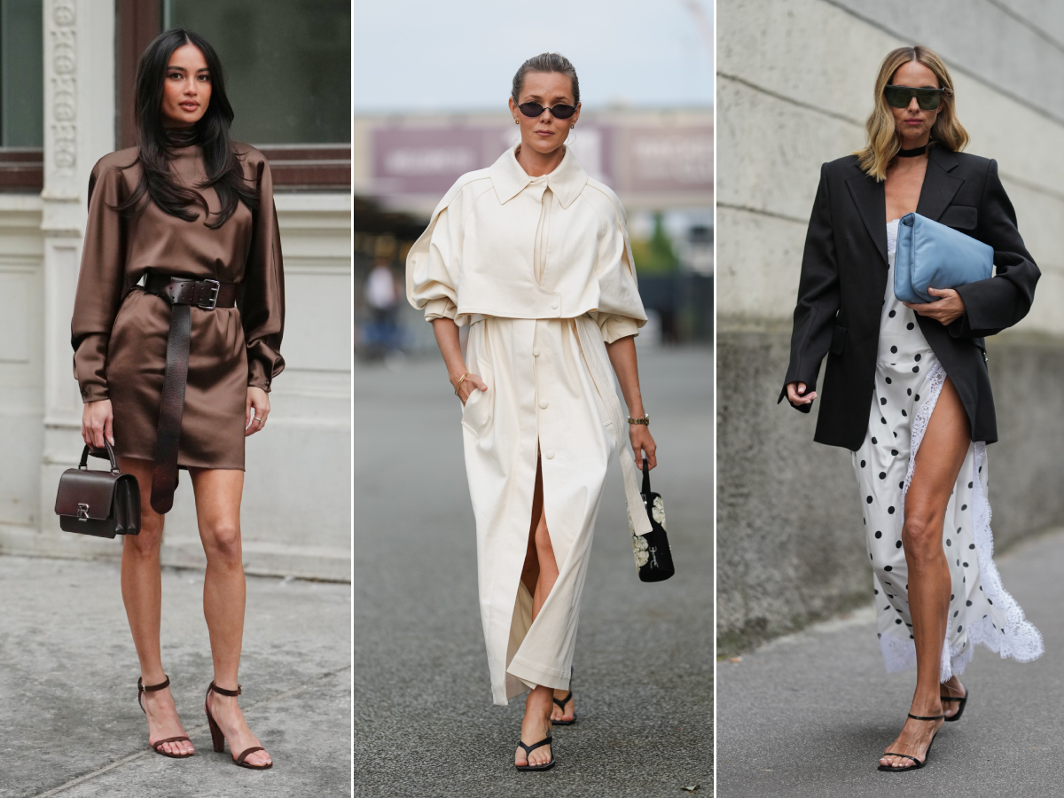 5 outfit per essere eleganti con vestiti e sandali