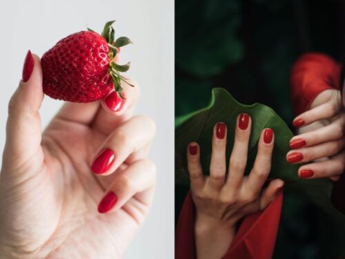 Unghie rosso fragola: le manicure da provare